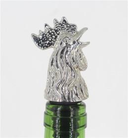 China Deer Head Wine Bottle Cork Pourer Stopper Zinc Alloy Durable Pouring Stopper 2 Pack for sale