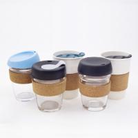 China BSCI Certified Cork Cup Sleeve 8oz 12oz Insulated Mug Cover for Coffee Water Cups for sale