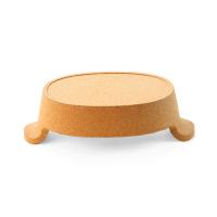 China Custom Anti-Slip Cork Base Pad Heat Insulation Mat for Ceramic Tray 30x30cm BSCI Certified for sale