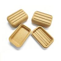 China Custom Molded Integrated Eco Cork Soap Box Complex Shape Handicraft Storage Case for sale