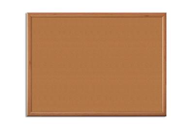 China 60x40cm Framed Cork Memo Board Nature Cork Color for School Office Use for sale