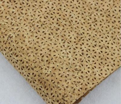 China Hollow Cork Fabric 1.4m Width Nature Color Decoration Fabric by Yard for DIY Projects for sale