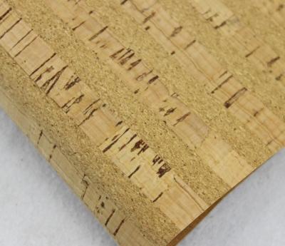 China Natural Cork Fabric 1.4m Width Eco Friendly Material for Notebook Covering for sale
