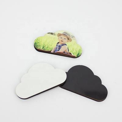 China 60x36mm Sublimation Blank MDF Fridge Magnets Customizable Gift for sale