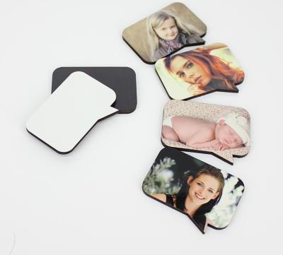 China Custom Sublimation Blank Fridge Magnets 60x45mm Promotional Souvenir Gift for sale
