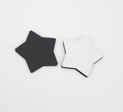 China Sublimation Blank Refrigerator Stickers 60x57mm Star Shape for Decoration for sale