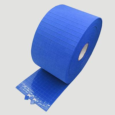 China Blue EVA Rubber Separator Shipping Pads 16x16x3mm on Rolls for Glass Protection for sale