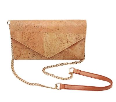China Eco Cork Shoulder Bag for Women 24x14.5cm Lightweight Durable Faux Leather Tote for sale
