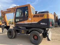 China Hyundai R150-9 Excavator 150WVS Used Wheel Excavator for Sale Original Korea 150W for sale