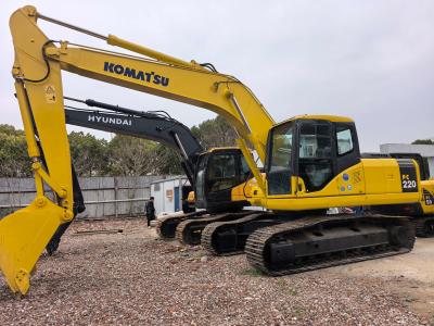 China Used Komatsu PC200-7 20 Ton Crawler Excavator High Efficiency Earth Moving Digging Machine for sale
