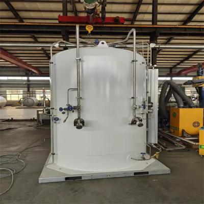 China Steel Micro Bulk Tanks For Cryogenic Liquid Oxygen Nitrogen Argon Storage for sale