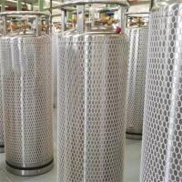 China Liquid Oxygen Nitrogen Cryogenic Dewar Cylinder 495L for sale