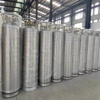 China Industrial Stainless Steel Cryogenic Dewar Cylinder 495L Capacity for sale