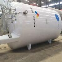 China Control Valves Cryogenic Storage Tank For Liquid Gas Station for sale
