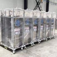 China Chemical Cryogenic Dewar Cylinder 195l With Frame For Lar Lco2 Lo2 Ln2 for sale