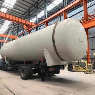 China 10 Ton LPG Storage Pressure Vessel Gas Tank Containers GB / ASME for sale