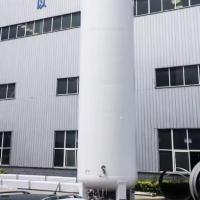 China 1.84Mpa Cryogenic Storage Tank 2438mm Width Vacuum Powder Insulation for sale