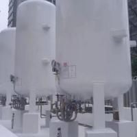 China 50-100 m³ Cryogenic Liquid Oxygen CO₂ Storage Tank 6058mm Length for sale