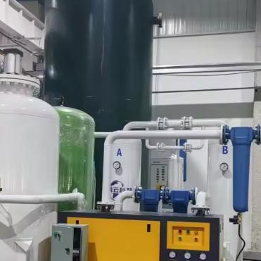 China Industrial PSA Oxygen Generator with 0.1-0.8MPa Pressure and ≥90%±3% Oxygen Purity for Laser Cutting for sale