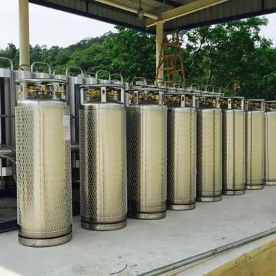 China Mobile Cryogenic Dewar Cylinder 2.6mpa 450l Oxygen Tanks for sale