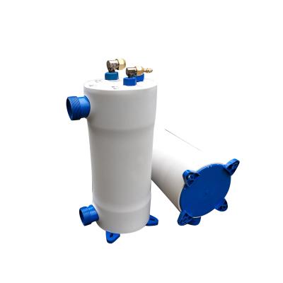 China PVC Shell Coil Tube Heat Exchanger 0.4mpa 1.5 Ton Shell And Coil Heat Exchanger for sale