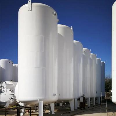 China 50m3 LIN Cryogenic Storage Tank 0.8mpa Impact Resistance for sale