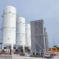 China 0.8MPa 25m3 Cryogenic Storage Tank 2.16MPa Large Liquid Nitrogen Thermal Insulation for sale