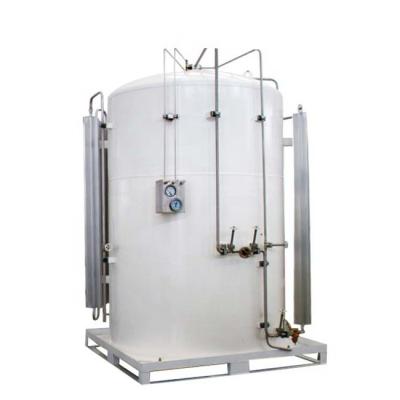 China Liquid Oxygen Micro Bulk Tanks Cryo Nitrogen 5m3 , Stainless Steel Bulk Carbon Dioxide for sale