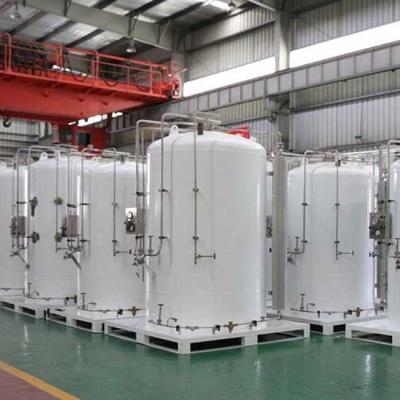 China Oxygen Micro Bulk Tanks 7.5m3 Cryogenic 5m3 Medical CO2 for sale