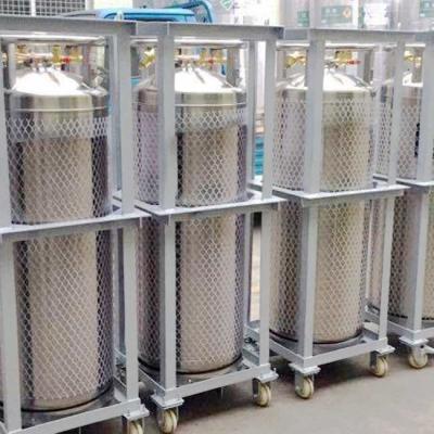 China 175 Liter Dewar Gas Cylinder Liquid Oxygen Nitrogen 1.4Mpa Argon Bottle for sale