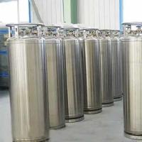 China 195 Liter Argon Dewar Tank Stainless Steel , 160 Liters Liquid Nitrogen Tank Pressure for sale
