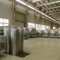 China 195 Liter Argon Dewar Tank Stainless Steel , 160 Liters Liquid Nitrogen Tank Pressure for sale