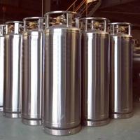 China Cryogenic Removable Dewar Tanks Liquid Nitrogen Oxygen Dewar Cylinder for sale