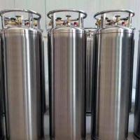 China 180 Liter Cryogenic Dewar Cylinder Welded Insulated Argon Bottle Liquid Oxygen for sale