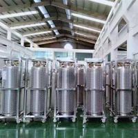 China 195L 2.3MPa LN2 Dewar Tank 495L Argon Dewar Bottle Nitrogen Storage for sale