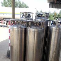 China 200L Low Pressure Liquid Nitrogen Tank 300 Liters Building Valve Transportable for sale