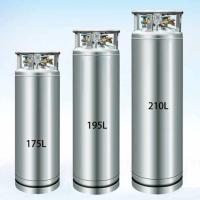 China 1.4mpa Cryogenic Dewar Cylinder 195L Liquid Nitrogen Self Pressurization for sale