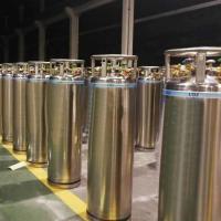 China 1.4mpa Cryogenic Dewar Cylinder 195L Liquid Nitrogen Self Pressurization for sale