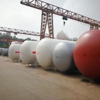 China 1.77 MPa Horizontal LPG Gas Storage Tank 100 Ton Mounded Bullet for sale