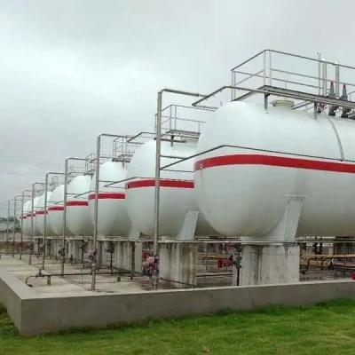 China 80cbm 100cbm LPG Gas Bullet Tank Liquid Propane Gas 60m3 40m3 50m3 for sale