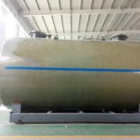 China 30m3 40m3 Fuel Oil Storage Tank Double Layer Underground Glass FRP Plastic for sale