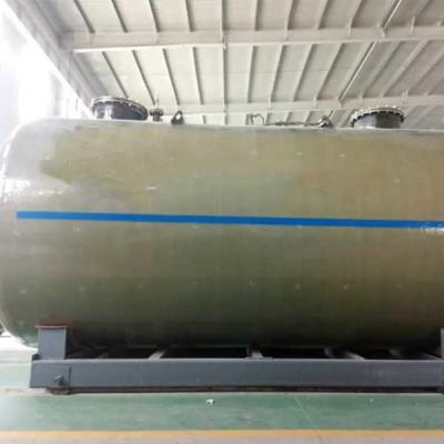 China 30m3 40m3 Fuel Oil Storage Tank Double Layer Underground Glass FRP Plastic for sale
