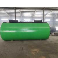 China Fiberglass Steel Fuel Oil Storage Tank 30000-50000L Industrial Double Layer for sale