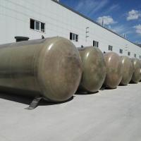 China 235B FRP Fibreglass Oil Tank Double Wall Anticorrosive 1000 Litre Underground for sale
