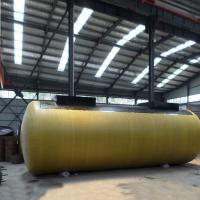 China 235B FRP Fibreglass Oil Tank Double Wall Anticorrosive 1000 Litre Underground for sale