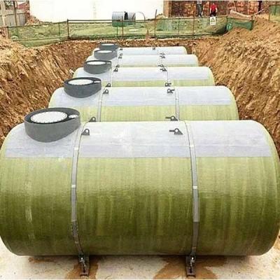China 5 Cubic Meter Fuel Oil Storage Tank 20cbm Fiberglass Double Layer for sale