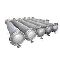 China Gr1 Gr2 Shell Type Evaporator , Double Wall Shell And Tube Heat Exchanger for sale
