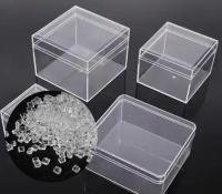 China 45MPa High Gloss GPPS Resin For Cosmetic Packaging And Medical Devices for sale