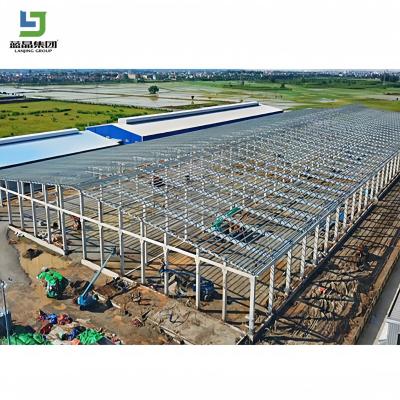 China Easy Build Prefabricated Steel Structure Warehouse Workshop Plants Factory Building for sale