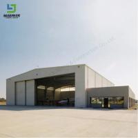 China Anti Corrosion Steel Structure Metal Hangar Building Workshop Warehouse for sale
